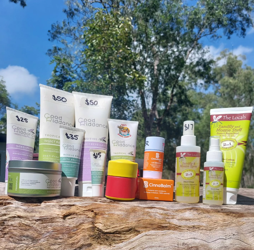 Mozzie & Midge Repellents – Fugu’s Dundee Downs NT